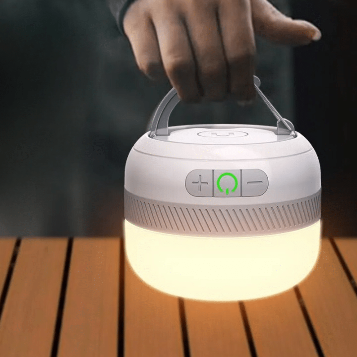 Lampe Camping Portable et Rechargeable via USB - Camping et Bivouac